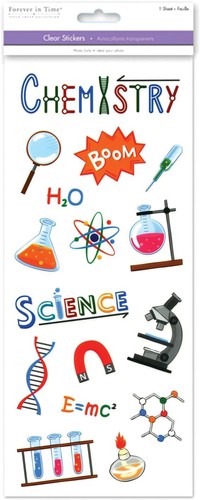 Stickers - Clear Science Scrapbook Stem Stickers for Students Science ...