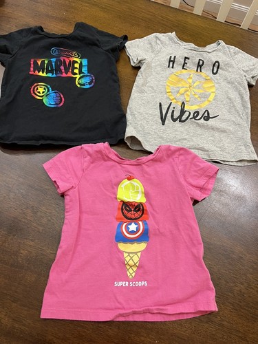 Toddler Girls Marvel Spotted Zebra Shirt Lot 4T | eBay