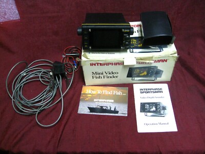 vintage Interphase Sportsman Mini Video Fish depth Finder Tested | eBay