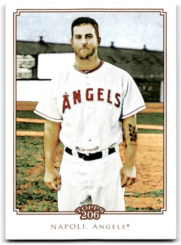 2010 Topps 206 Mike Napoli Los Angeles Angels #110 | eBay
