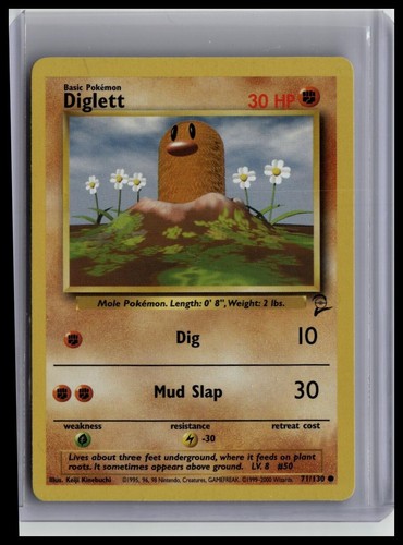 Pokemon Base Set 2 #071/130 Diglett R5702 | eBay