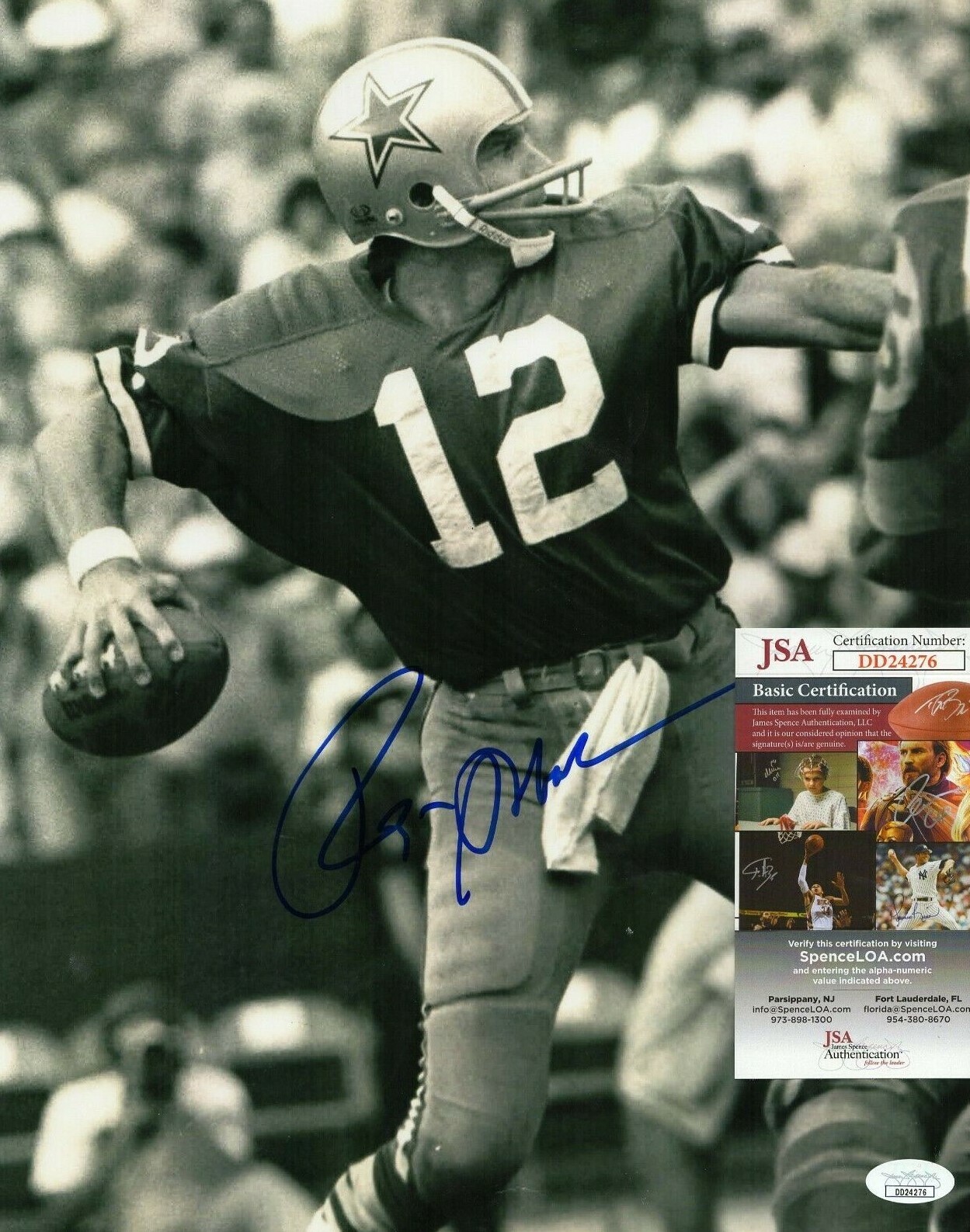 Roger Staubach | Autographed Football Memorabilia & NFL Merchandise