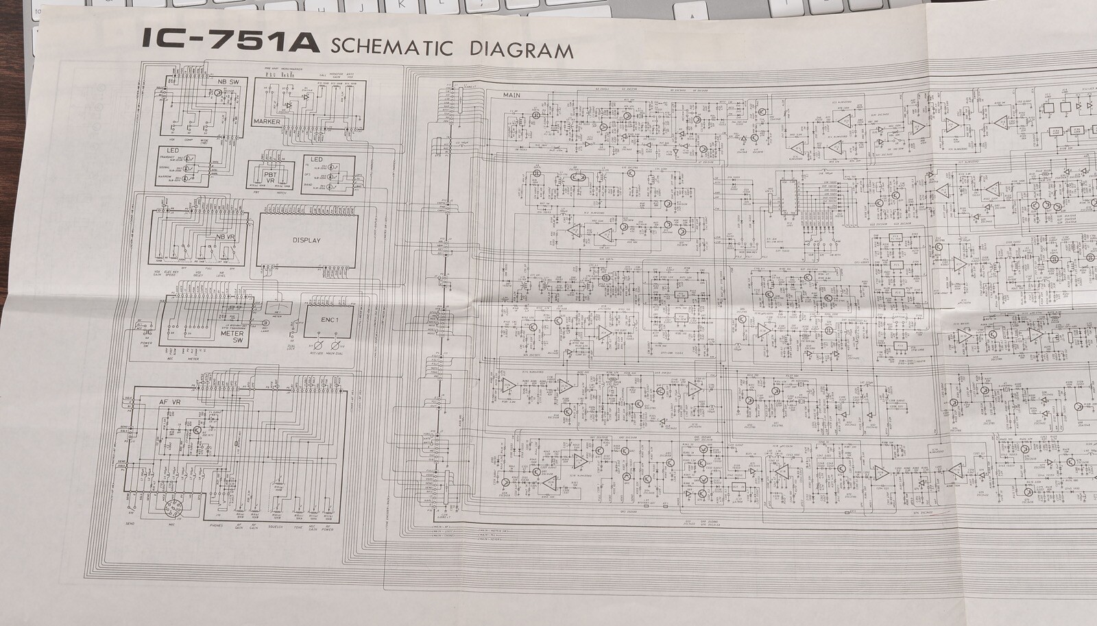 12" x 32” POSTER SIZED SCHEMATIC DIAGRAM FOR ICOM IC-751A | eBay