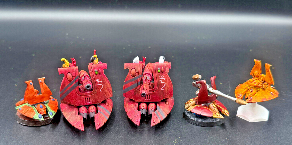 FULLY PAINTED ARMY ELDAR KHAINE FUEGAN NIGHT SPINNER RANGERS WARHAMMER ...