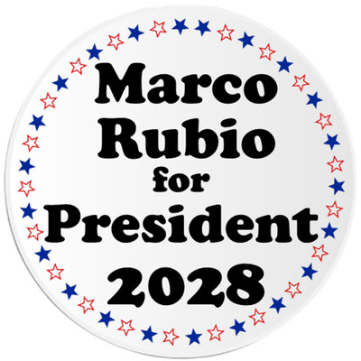 Marco Rubio for President 2028 - 25 Pack Circle Stickers 3 Inch ...