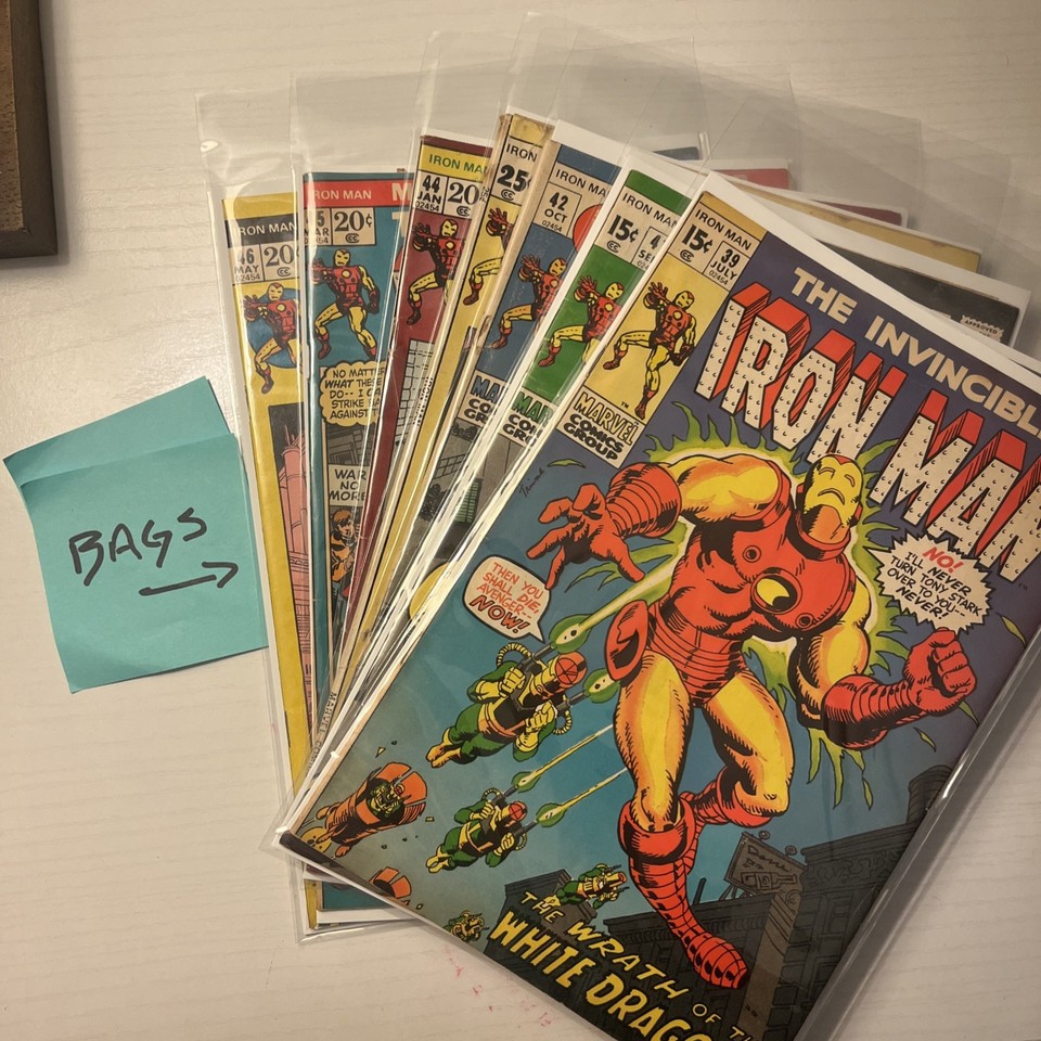 Iron Man #39-46 1968 Marvel Comic Book. 7 books | eBay