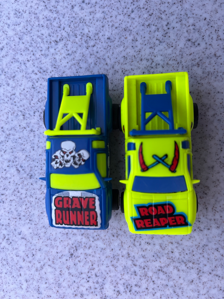 TYCO USED H.O. SLOT CARS - ROAD REAPER & GRAVE RUNNER SET #6238 | eBay