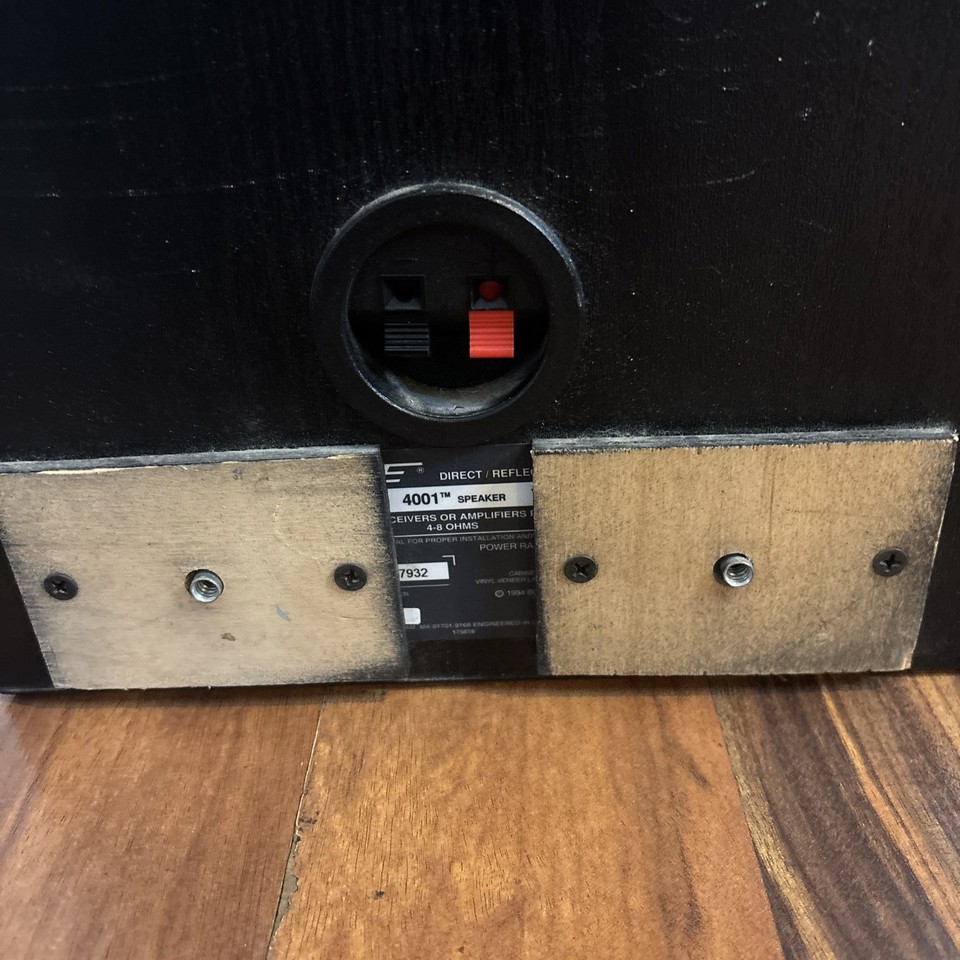 Bose 4001 Direct Reflecting Speakers Black 24” Tall - WORKS WELL | eBay