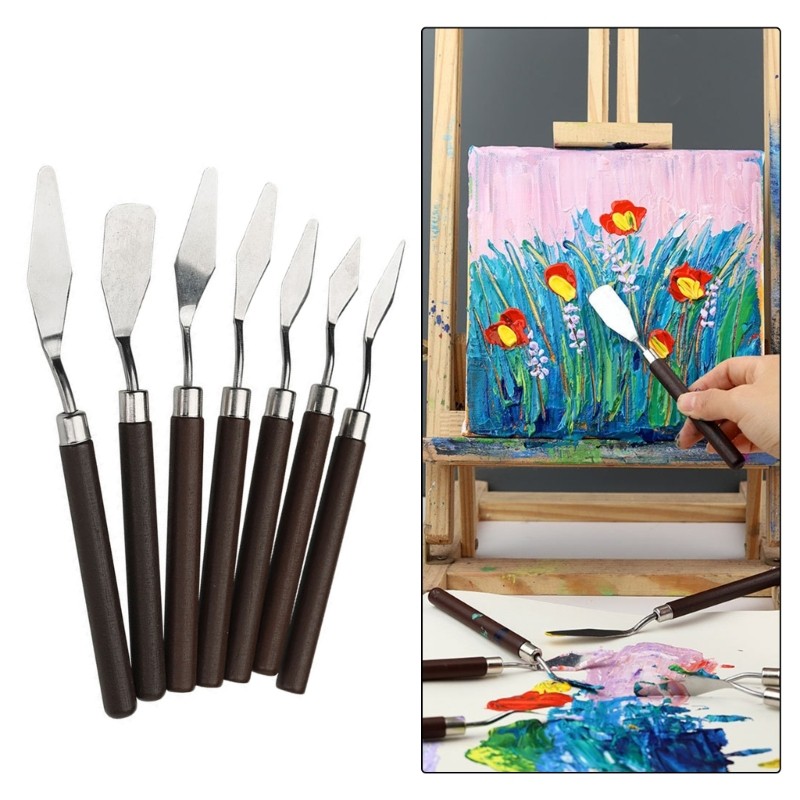 Spatula Painting Scraper Artists Palette Tool for Oil Painting, Paint ...