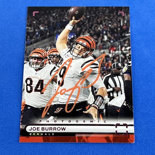 Joe Burrow #9 Autographed Cincinatti Bengals Trading Card COA Hologram ...