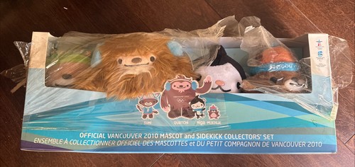 Vancouver 2010 Winter Olympics Mascot Plush Set Sumi Quatchi Miga ...