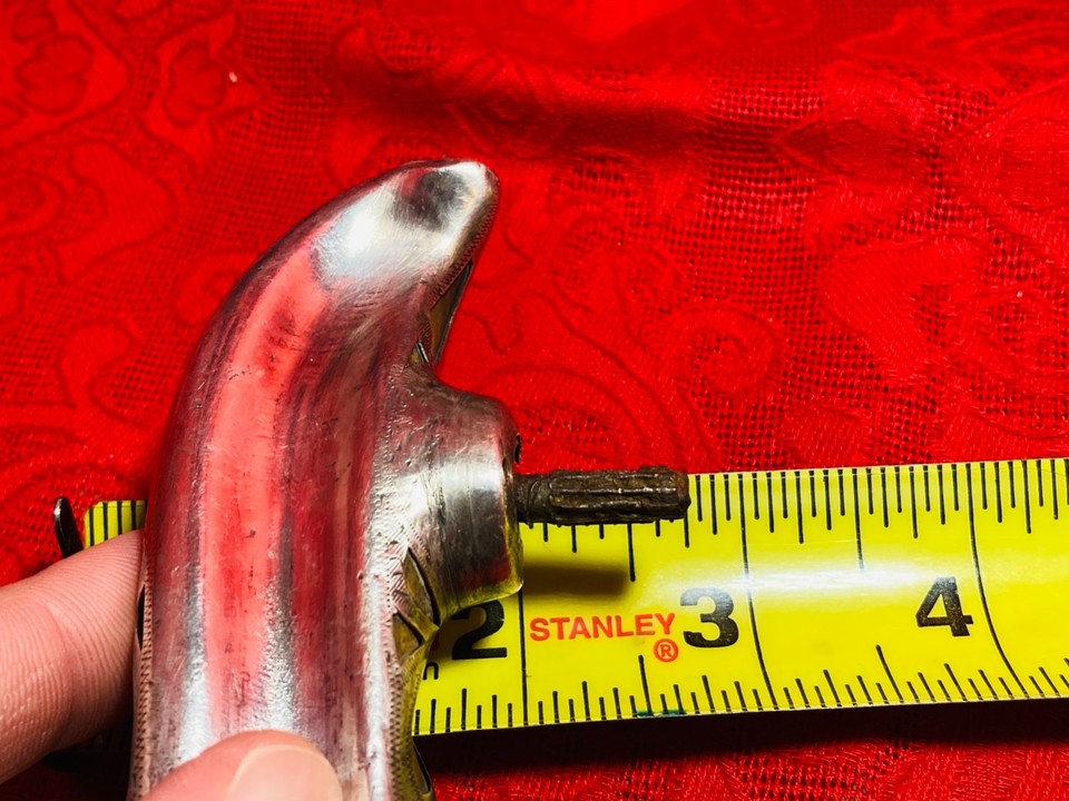 Antique Victorian Sterling Silver Overlaid Bone Cane Handle (Parts ...