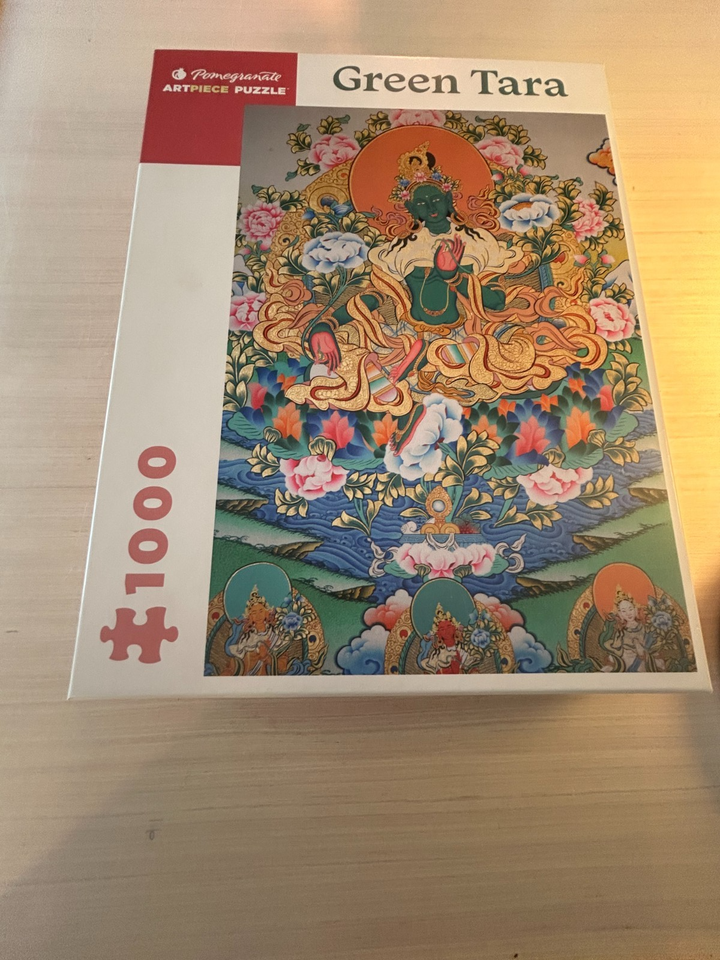 pomegranate 1000 piece complete used green tara jigsaw puzzle | eBay