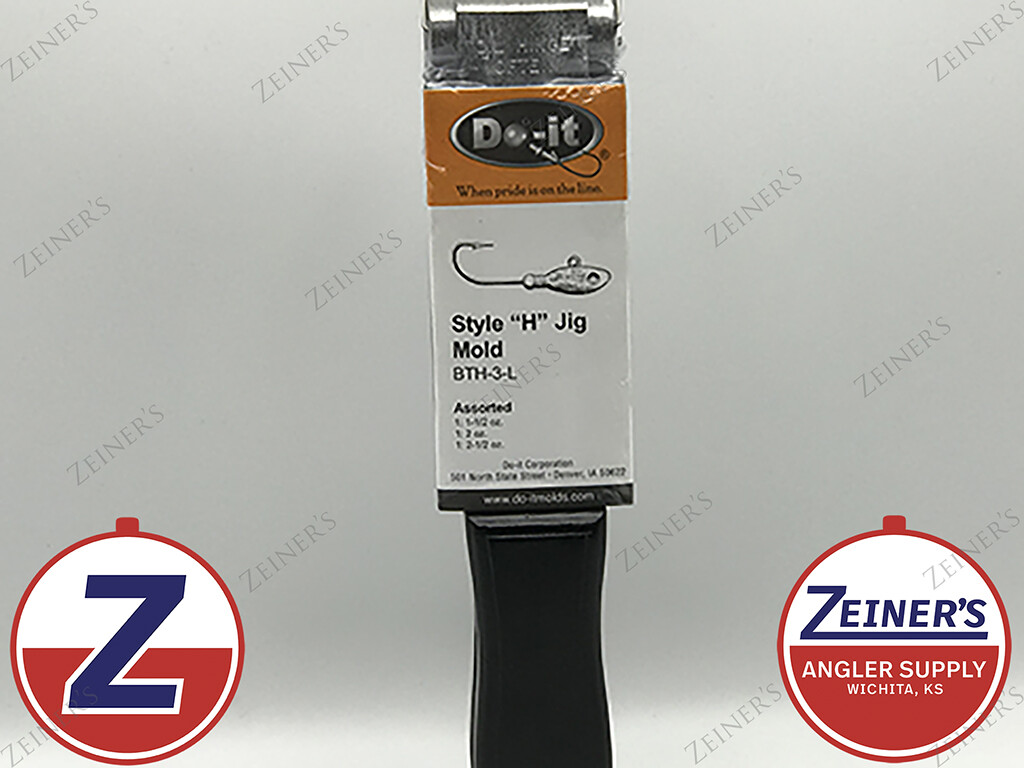 3305 New Do It Style H Bucktail Jig Mold - 1ea 1 1/2, 2, 2 1/2 oz ...