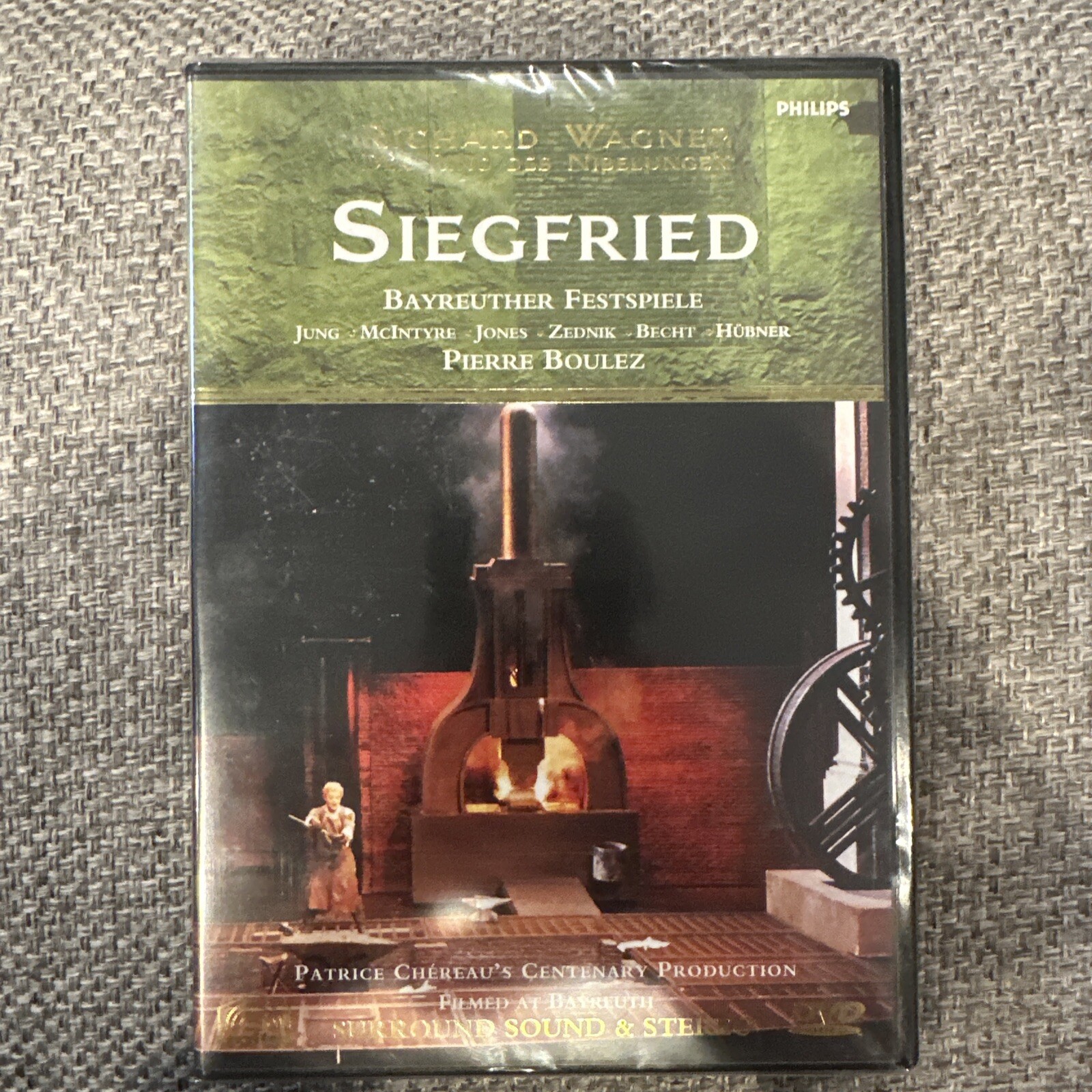 Wagner - Siegfried (DVD, 2001, 2-Disc Set) - Boulez/Chereau - New ...