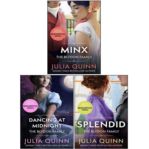 Dancing At Midnight, Splendid, Minx 3 books set by Julia Quinn ...