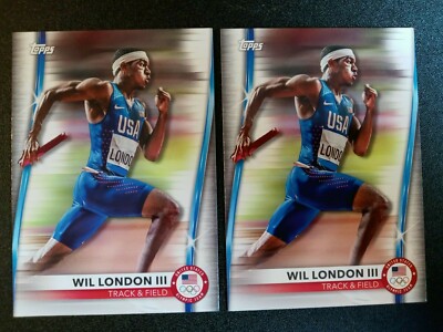 (2) 2021 Topps Olympic Track & Field Wil London III # 73 | eBay