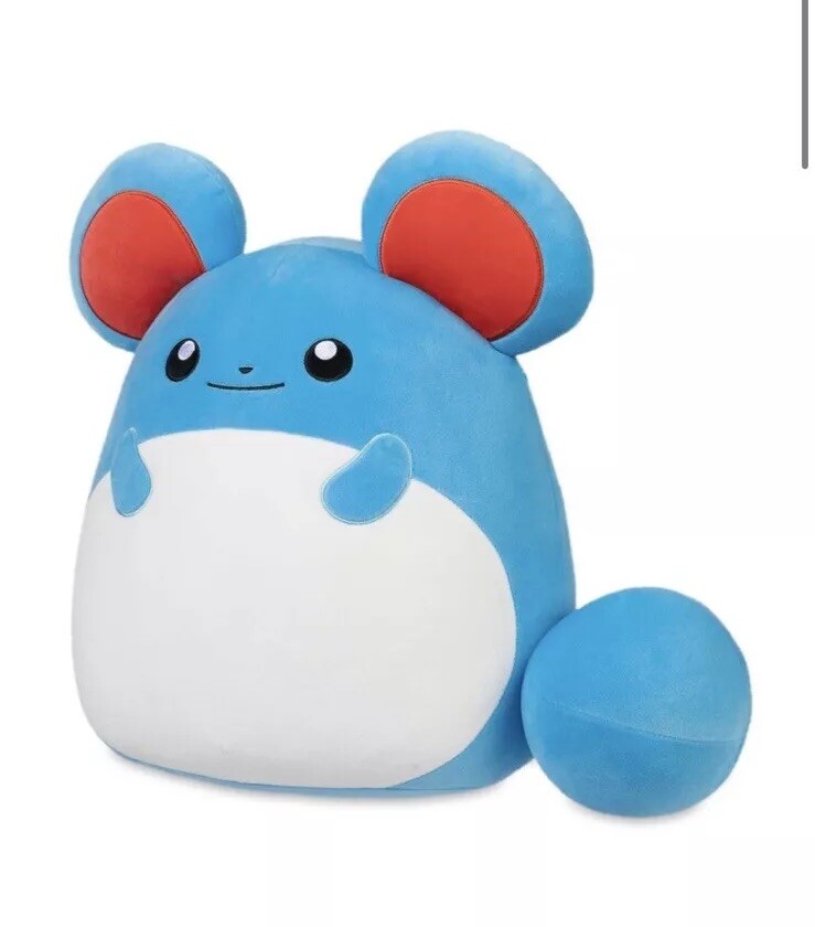 🔥Squishmallows 12" Marill Pokémon Center Exclusive Kellytoy Plush BNWT🔥 ...