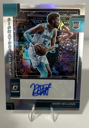 2022/23 Panini Optic Mark Williams Rookie Signature Series Auto #SS-MKW Silver | eBay