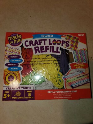NEW Made By Me Colorful Craft Loops Loom Refill | eBay