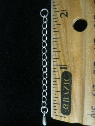 EXTENDERS 2" - 925 sterling silver bracelet/necklace extension BATON ON ...