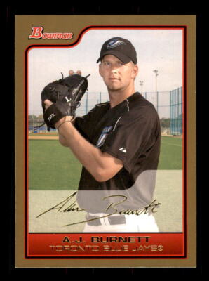 2006 Baseball Bowman A.J. Burnett Toronto Blue Jays #85 Gold | eBay