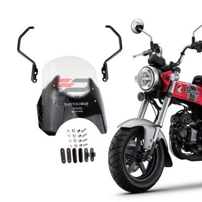 WINDSHIELD FOR HONDA DAX 125 ST125 MONKEY 125 Z125 WIDESCREEN VISOR ...
