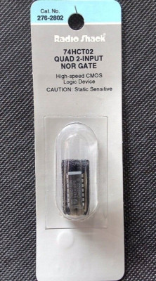 Archer 276-2802 / Harris CD74HCT02E (74HCT02) Quad 2-Input NOR Gate ...