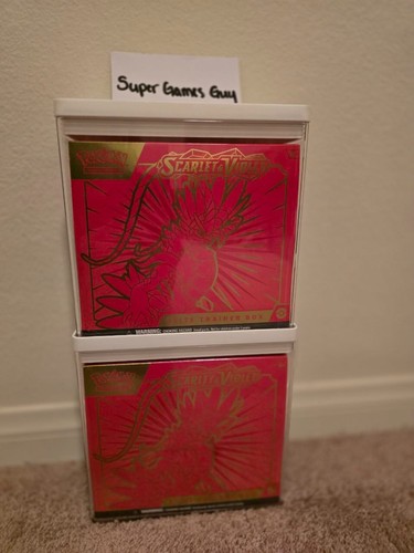 MINT Scarlet and Violet Base Set ETB (RED) Brand NEW Sealed with ...