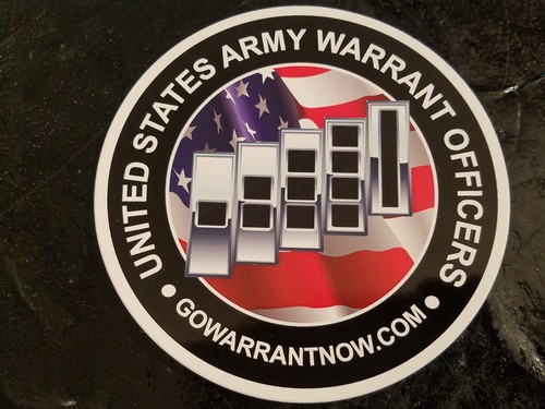 5" Inch Round Warrant Officer Sticker | eBay