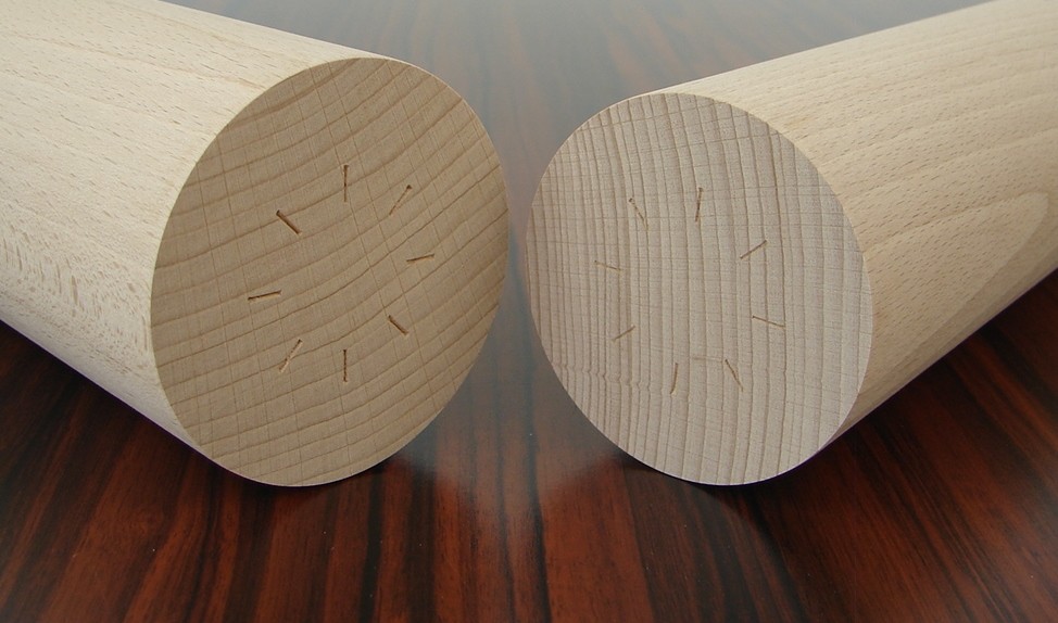 Rundstab Buche Ø 70 und 75mm x 1000mm Rundstäbe Holzrundstab Rundholz ...