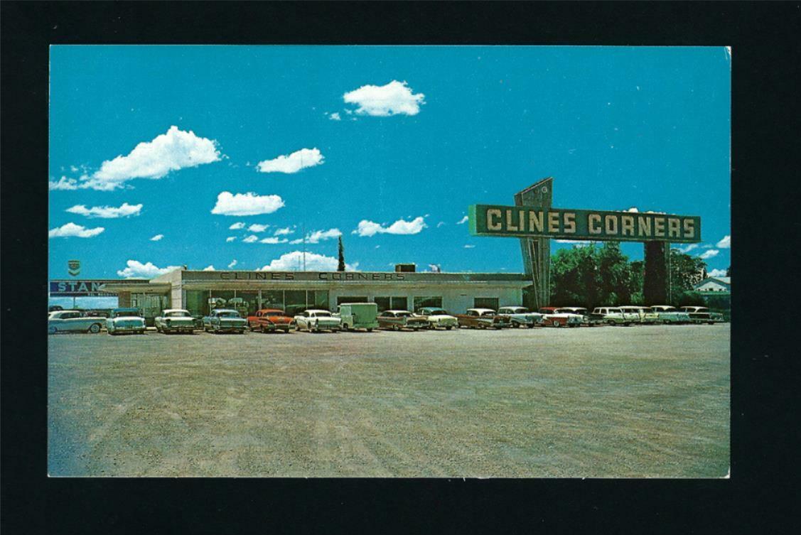 Clines Corners New Mexico NM 1950s US Route 66 & 285 Standard Gas, Cafe ...