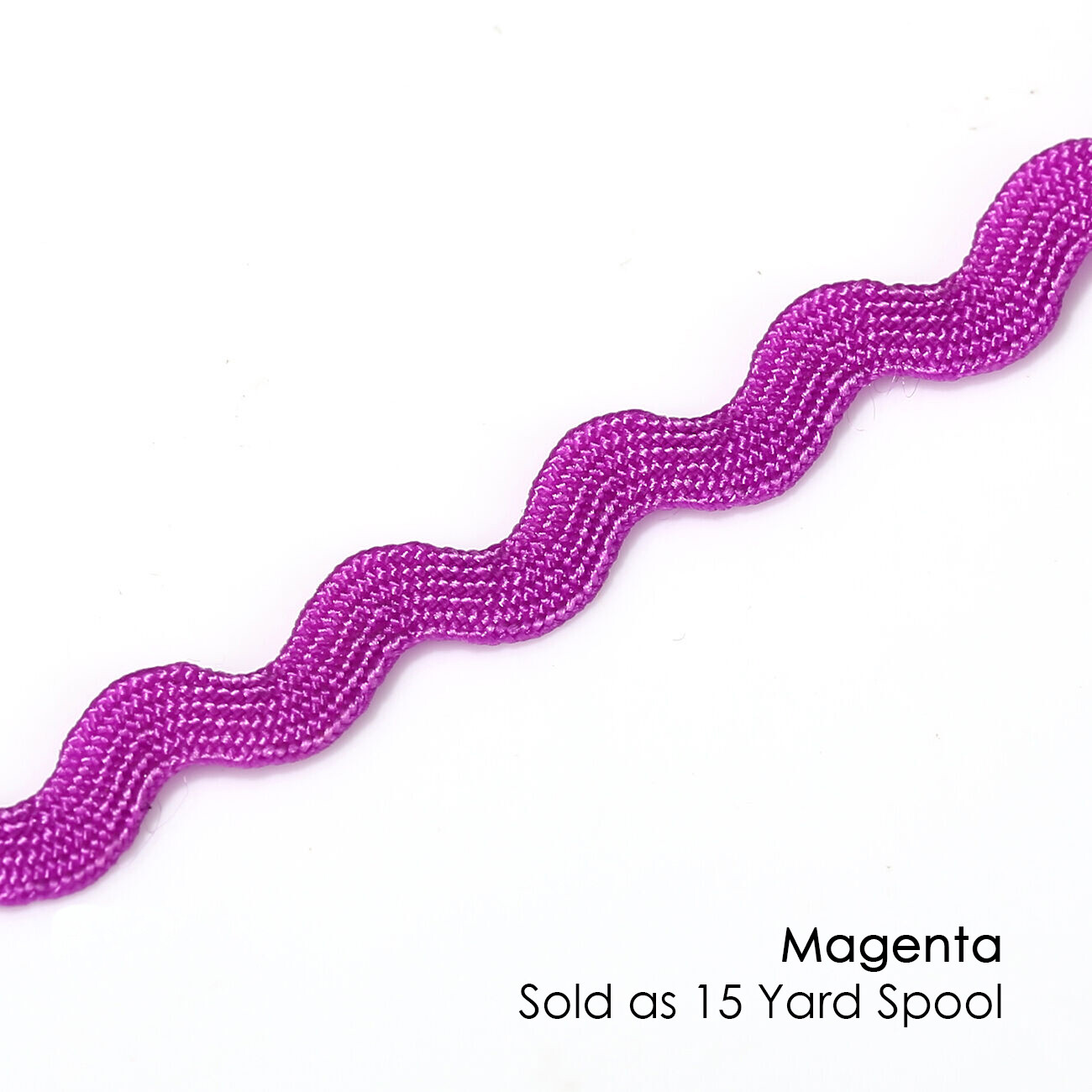 Rik Rak Ribbon, 15 Yards, Sewing Ric Rac Trimming, 6mm Zig Zag Braid ...