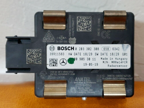 2018-2020 MERCEDES BENZ A B CLA GLC CRUISE CONTROL DISTANCE RADAR ...