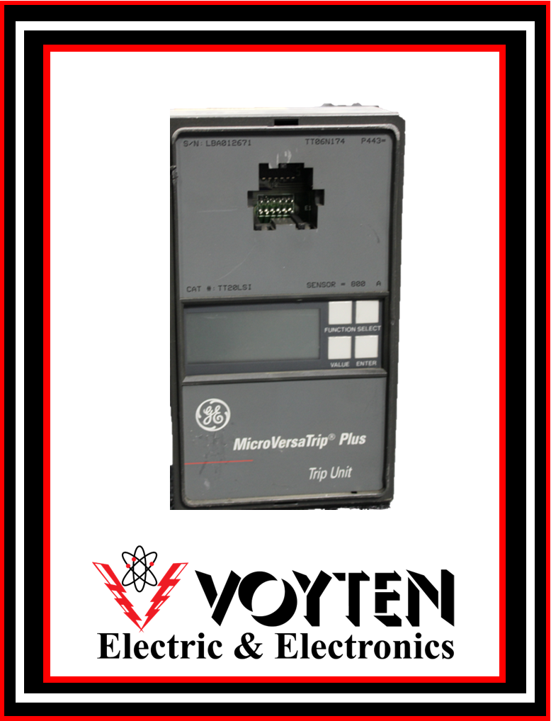 GENERAL ELECTRIC MICRO VERSA TRIP PLUS TRIP UNIT TT20LSI | eBay