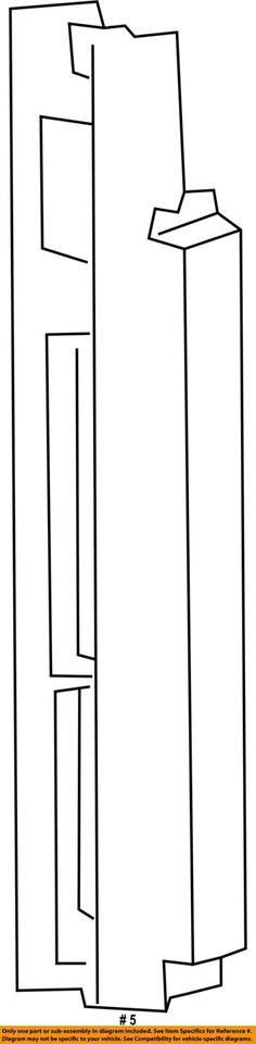 GM OEM 14-20 Escalade ESV Cooling Radiator Components-Baffle 23435605 ...