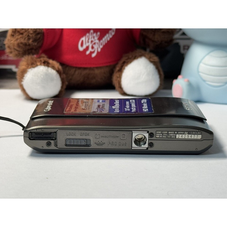 Sony Cyber Shot DSC-TX1 Digital Camera 10.2MP 4x OpticalZoom Touch ...