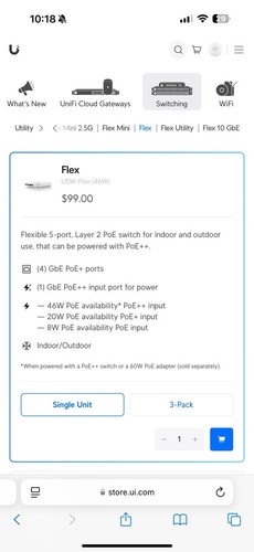Unifi Ubiquity Bundle. Dream Router, Flex, Flex Mini 2.5G, Ultra 60w ...