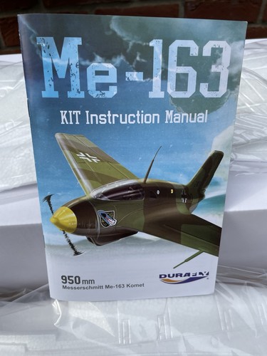 Durafly Hobbyking ME-163 Komet rocket power flying wing RC model ...