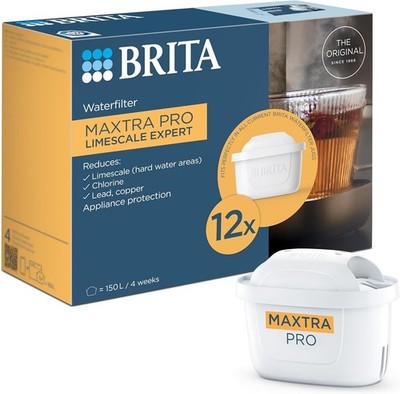 BRITA MAXTRA PRO Limescale Expert Water Filter Cartridge 12 Pack ...