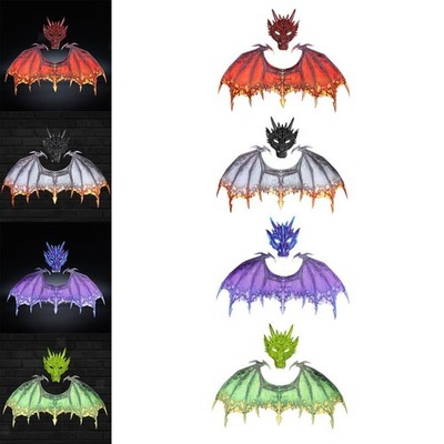 Dinosaur Mask Wing Sets Cosplay Halloween Role Play Outfit Dragon ...