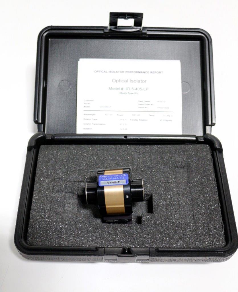 Optics for Research (Thorlabs) IO-5-405-LP Optical Isolator | eBay