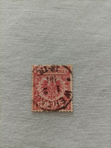 Timbre allemand rare 1900 légende reichspost | eBay
