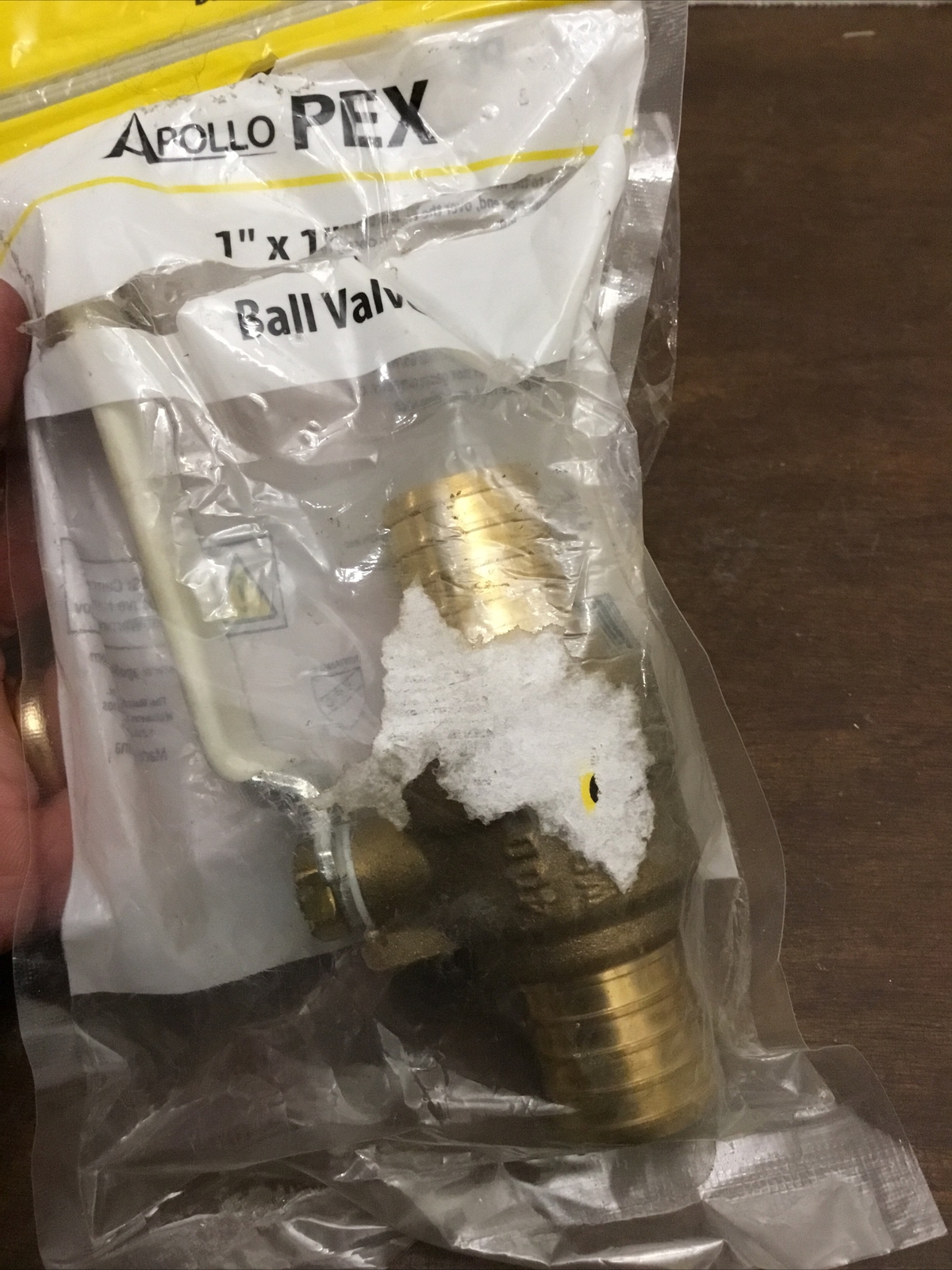 Apollo 1 in. Brass PEX B Barb Ball Valve 1” Crimp Type | eBay