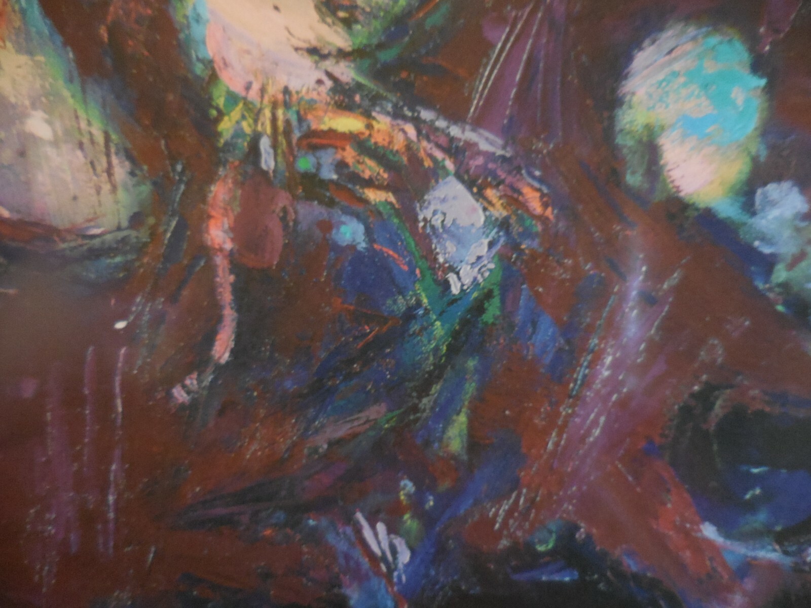 Limited Ed AP 1/5 Paint Embellished Lithograph "Rainbow Warrior" Robert ...