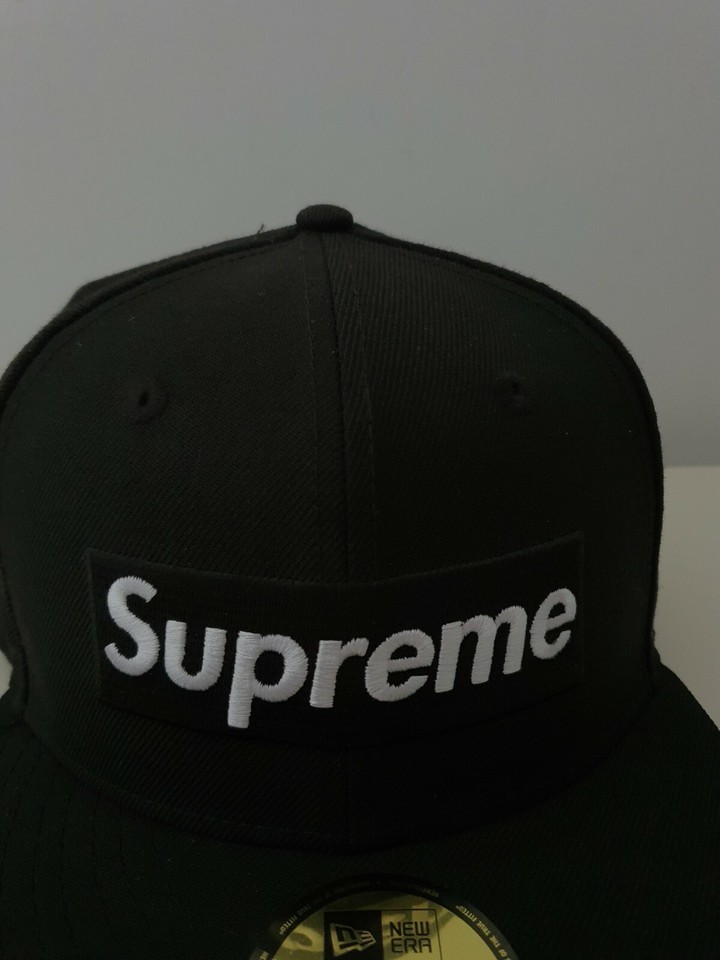 Gorra De Logo De Caja Negra Playboy De New Era Supreme SS17 Talla 7 3/8 ...