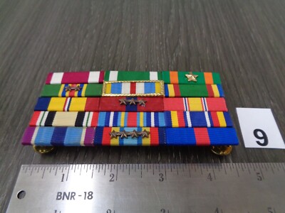 USMC 15 Ribbon Bar - IRAQ Service -made in USA- used BAR # 9 | eBay