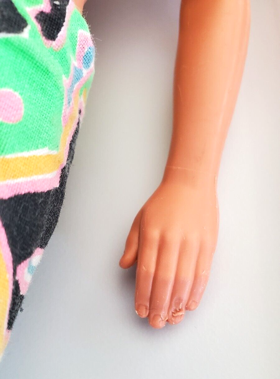 Barbie Tropical Ken Doll 1986 Blond Molded Hair Tropical Swimsuit Hong ...