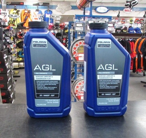 2pcs Polaris AGL Synthetic Gearcase Lube 32oz 2878068 FREE Priority ...