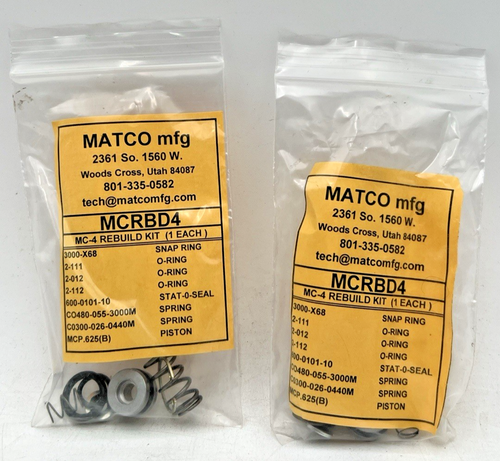 (2) MATCO MFG MCRBD4 MC-4 REBUILD KITS | eBay